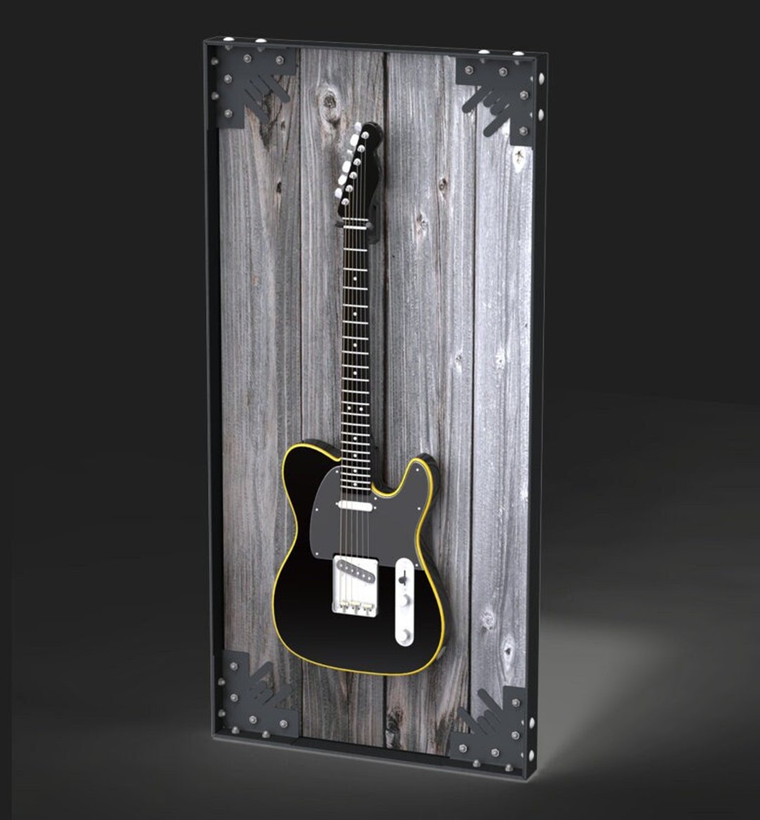 Guitar Frame Metal Display Guitar Framing for Living Room - Digital ...