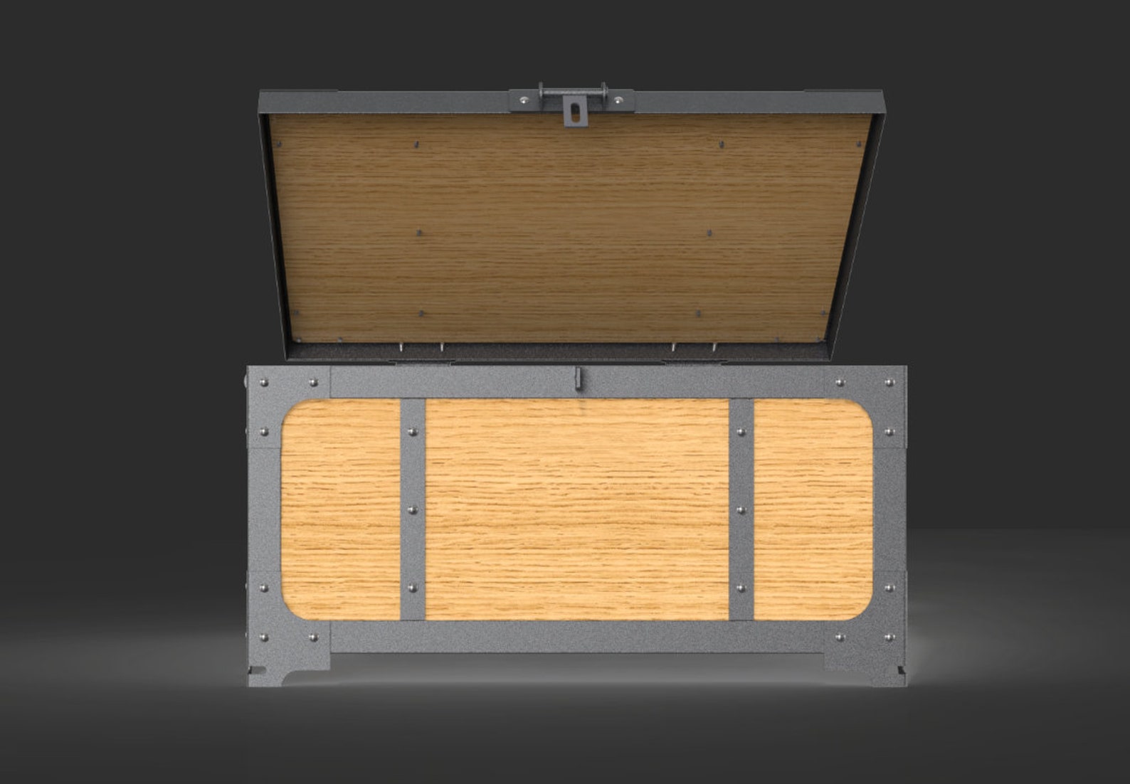 Trunk Box Storage Box Heavy Duty Storage Trunk With Metal Frame Trunk ...