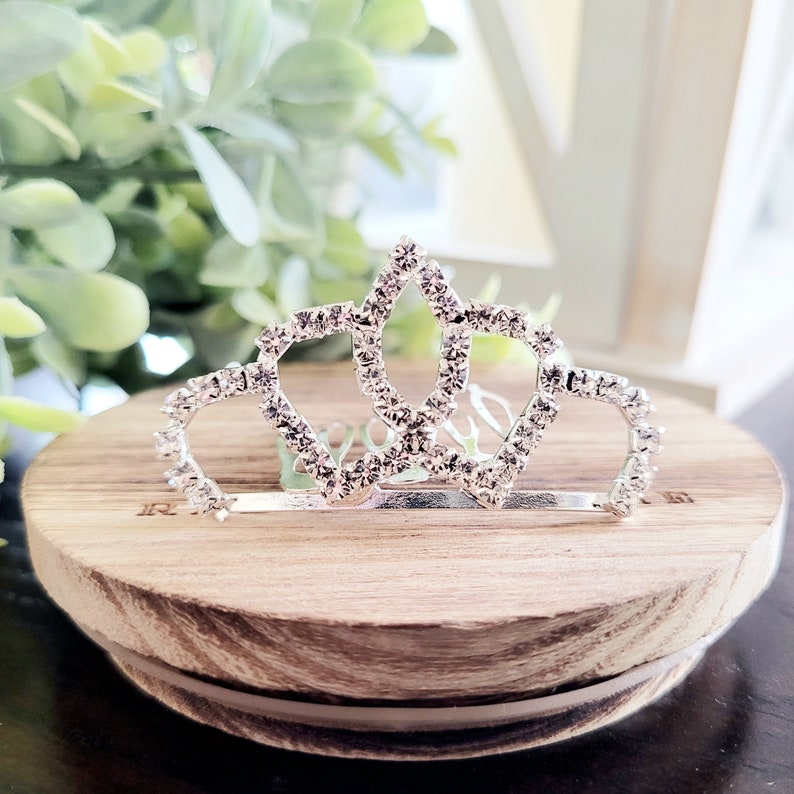 Mini Tiara, Baby Tiara, Newborn Tiara, Tiny Crown, Little Girl Tiara ...
