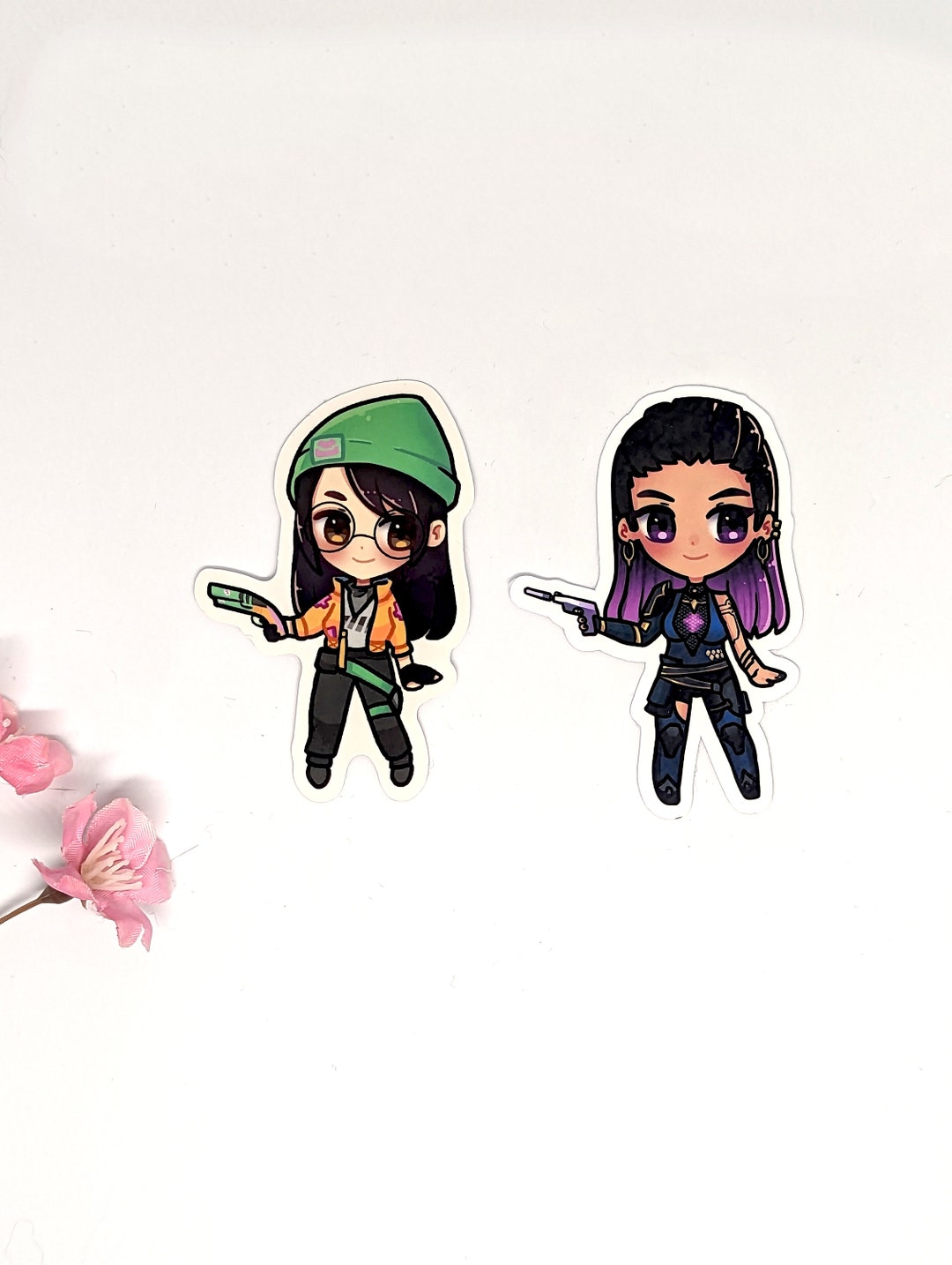 Valorant Sticker | Chibi Reyna Killjoy KJ | Kawaii Gift Sticker - Etsy