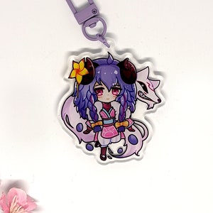 Spirit Blossom Kindred Keychain | Acrylic Charm | Double-sided - Etsy