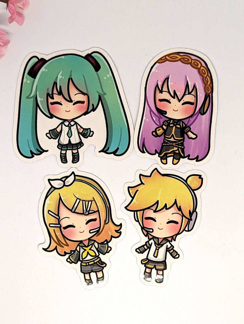 Hatsune Miku Sticker Megurine Luka Kagamine Rin/len Project Sekai ...