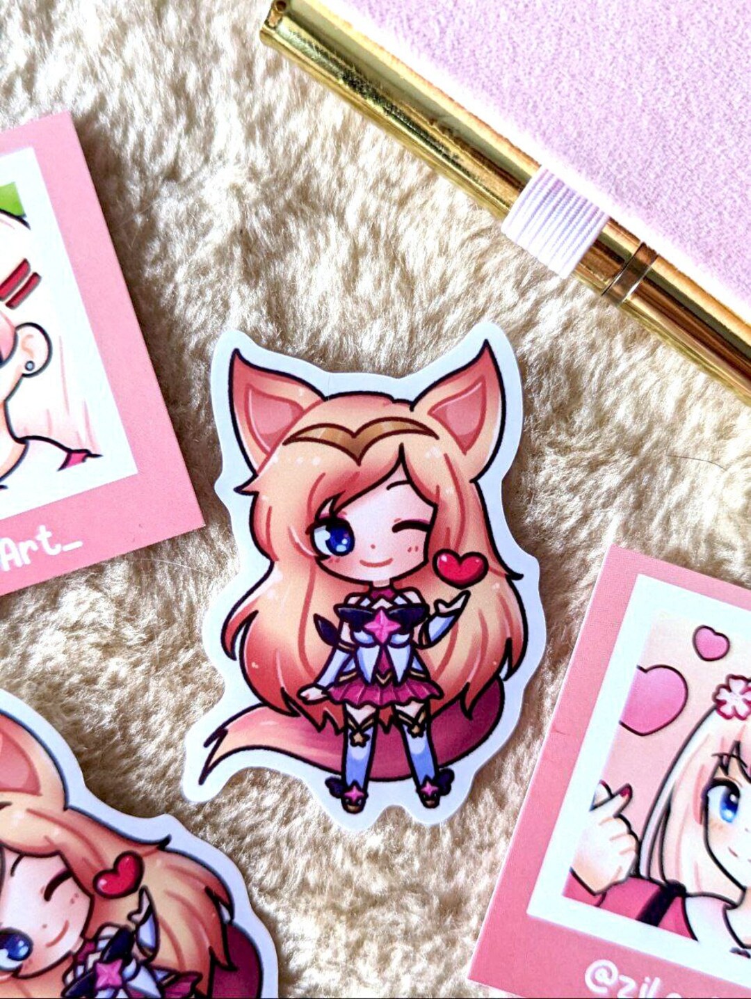 Ahri Sticker | Star Guardian | Cute Chibi Gift - Etsy