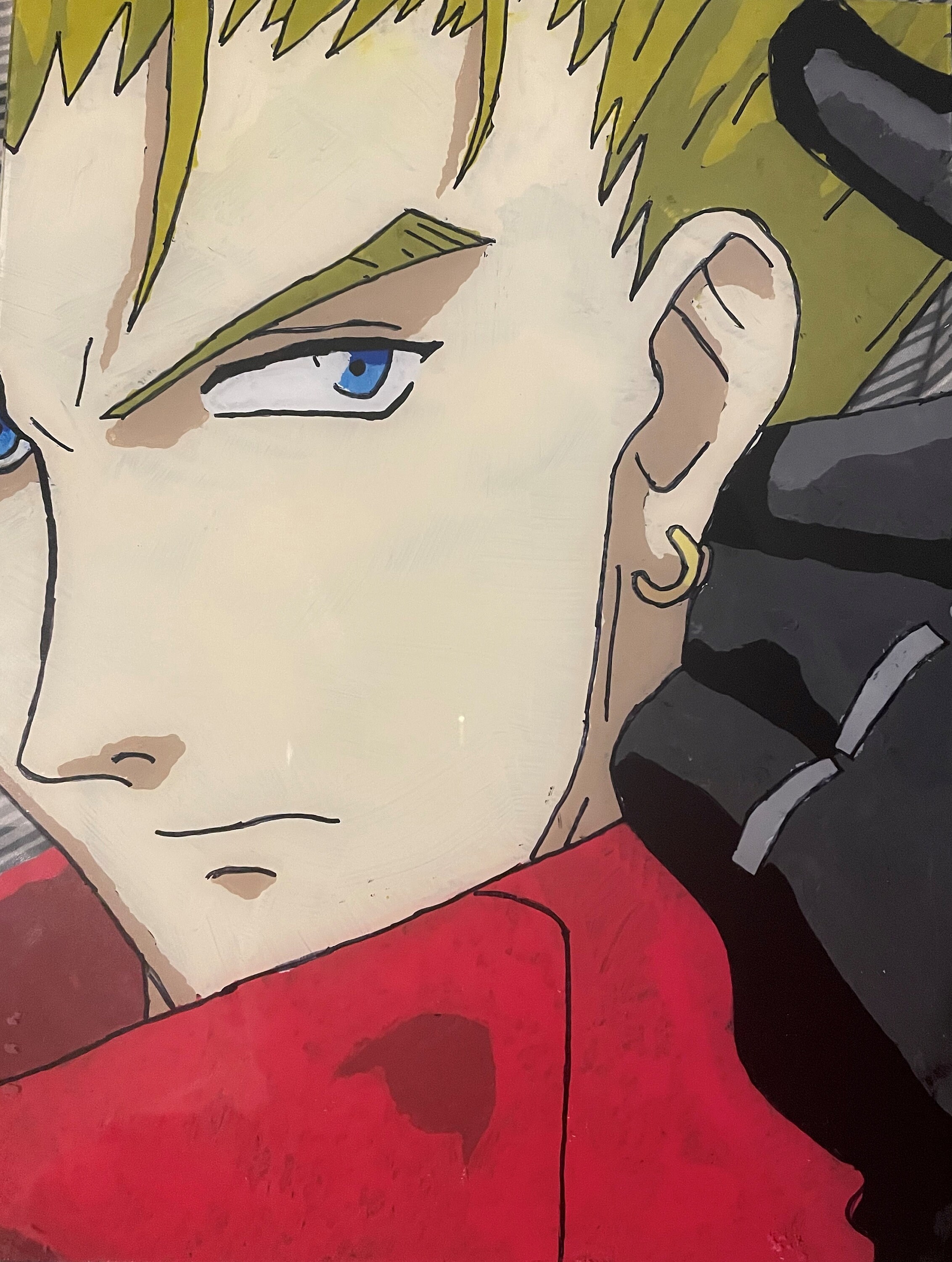 Vash the Stampede Anime Glass Painting - Etsy