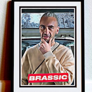 Brassic Cast Vinnie Erin Pop Art Style Tribute Poster - Etsy UK