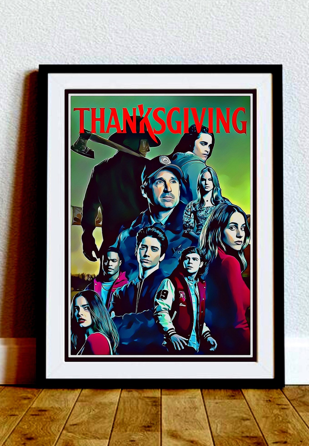 Thanksgiving Poster Pop Art Tribute - Gift for Him or Her, Wall Art ...