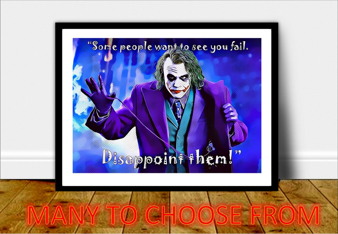 The Joker , Heath Ledger , Joker's Words of Wisdom, the Joker Pop Art ...