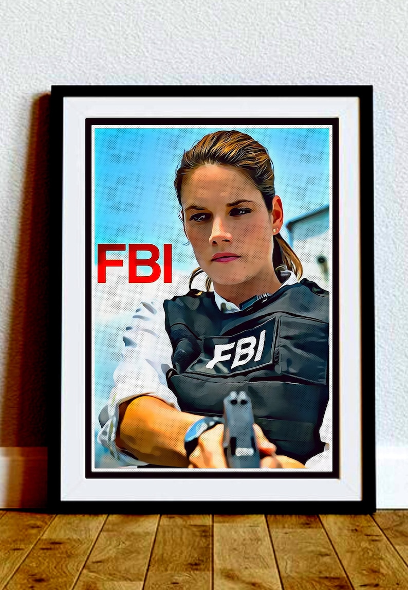 FBI: FBI Series Pop Art Poster, TV Series Fan, Wall Decor, Gift for Her ...
