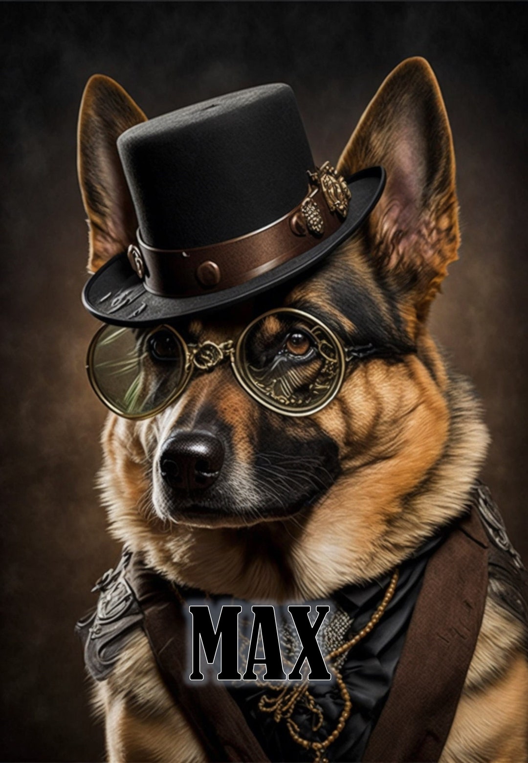 Dog Poster Wall Art DIGITAL DOWNLOAD Personalised Ready to Print on ...