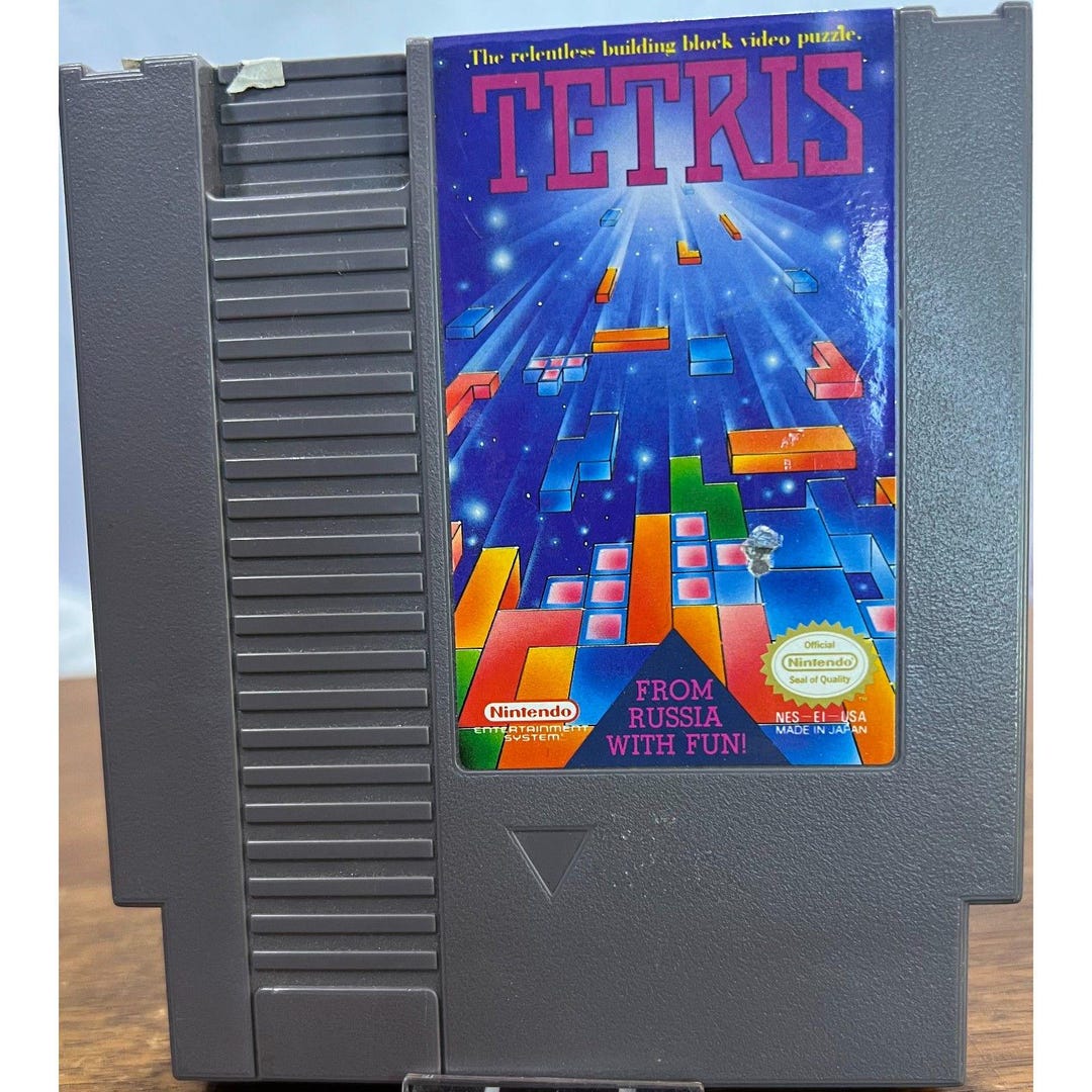 Vintage Tetris NES 1989 - Etsy