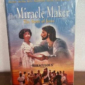 The Miracle Maker the Story of Jesus VHS New - Etsy