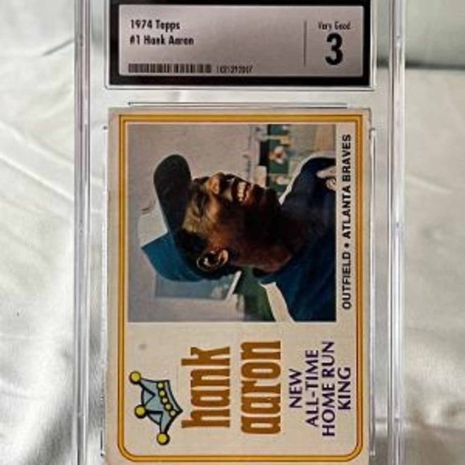 1974 Topps Hank Aaron #1 CSG 3 - Etsy