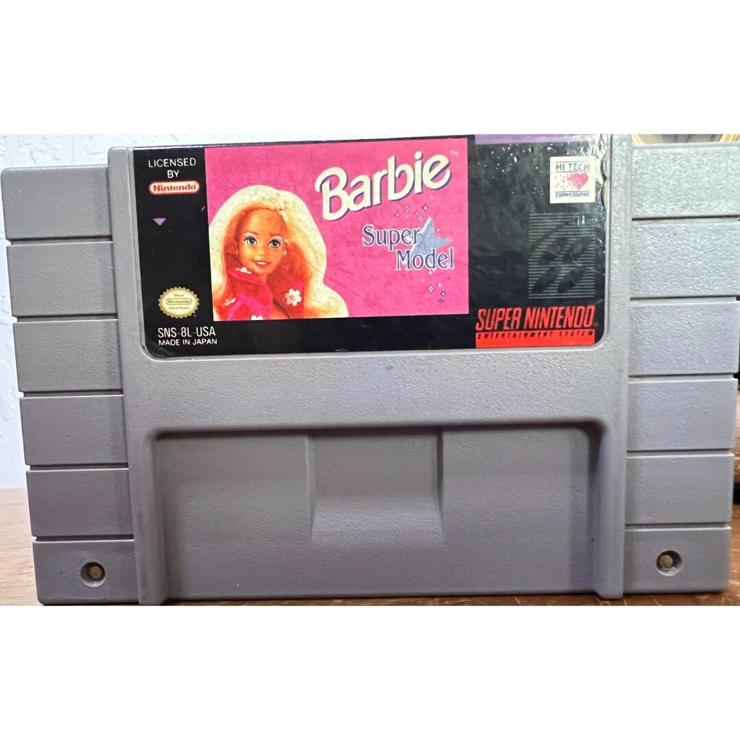 Vintage SNES Barbie Super Model - Etsy