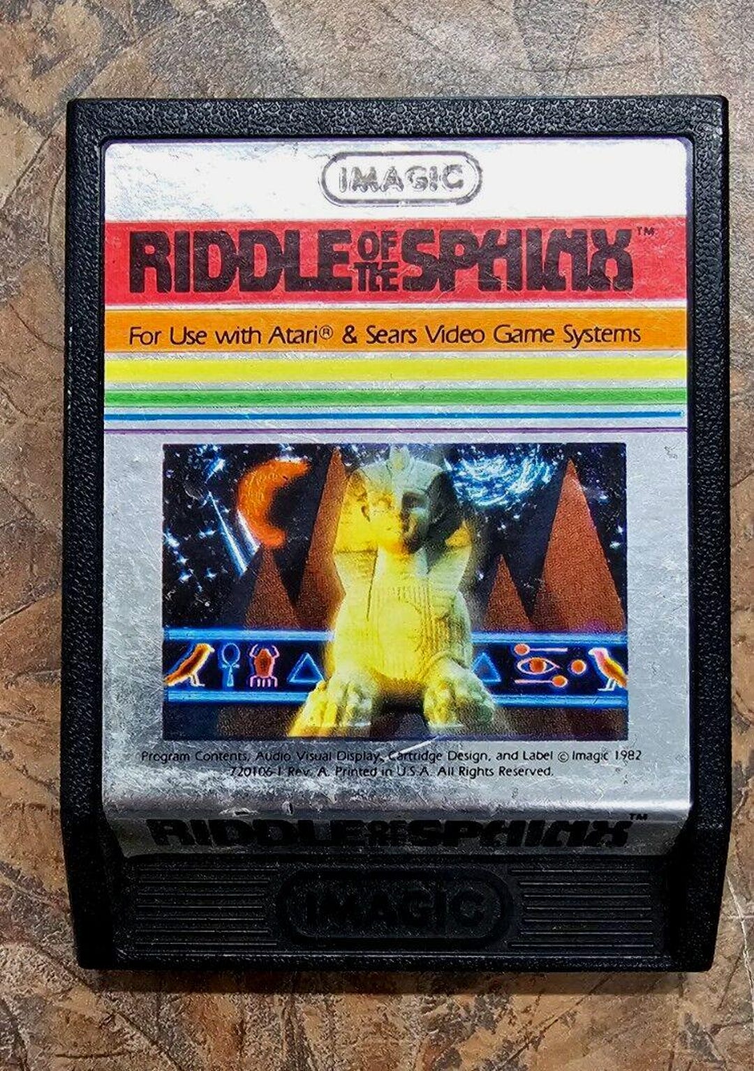 Imagic - Riddle of the Sphinx - 720106-1 - 1982 - ATARI 2600 ...