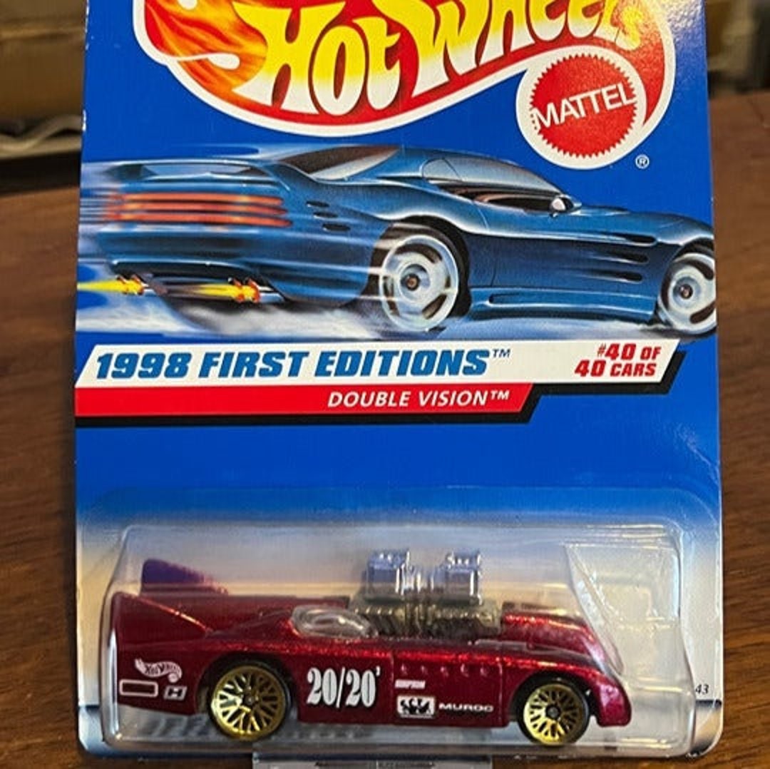 Vintage Hot Wheels 1998 First Editions #40 Double Vision - Etsy