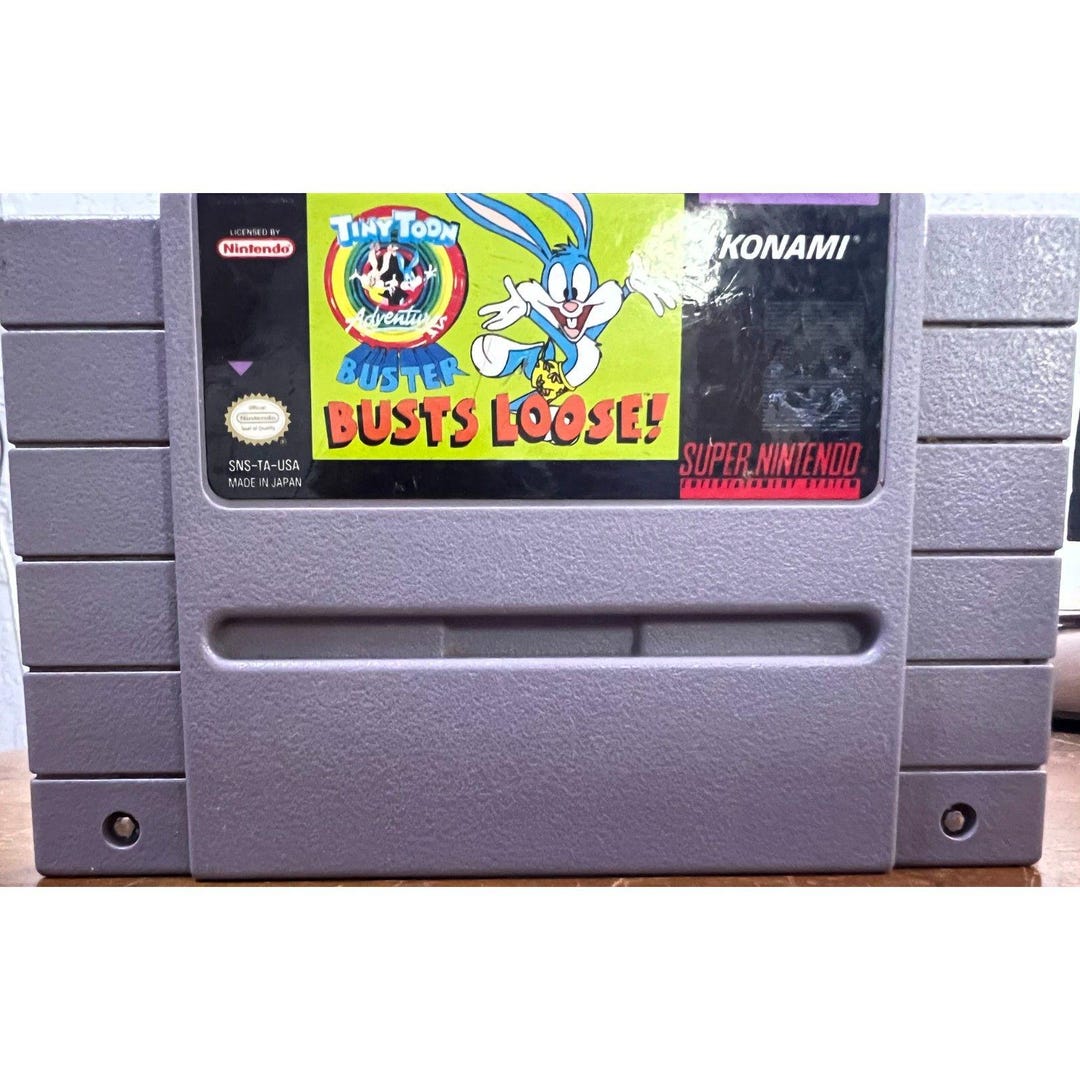 Vintage SNES Tiny Toons Adventures Buster Busts Loose - Etsy