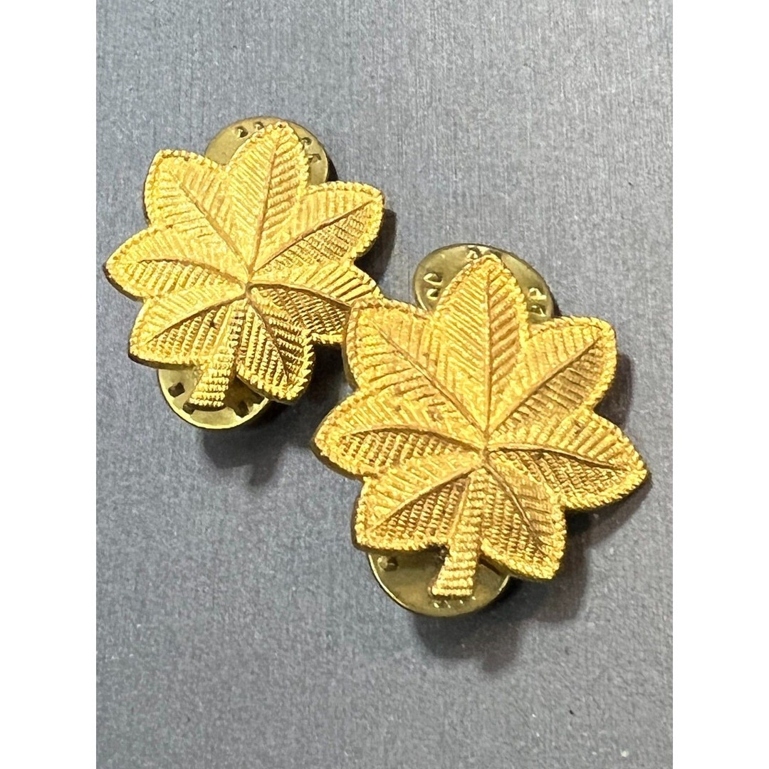 Vintage US ARMY Lieutenant Colonel Major Oak Leaf Rank Military ...