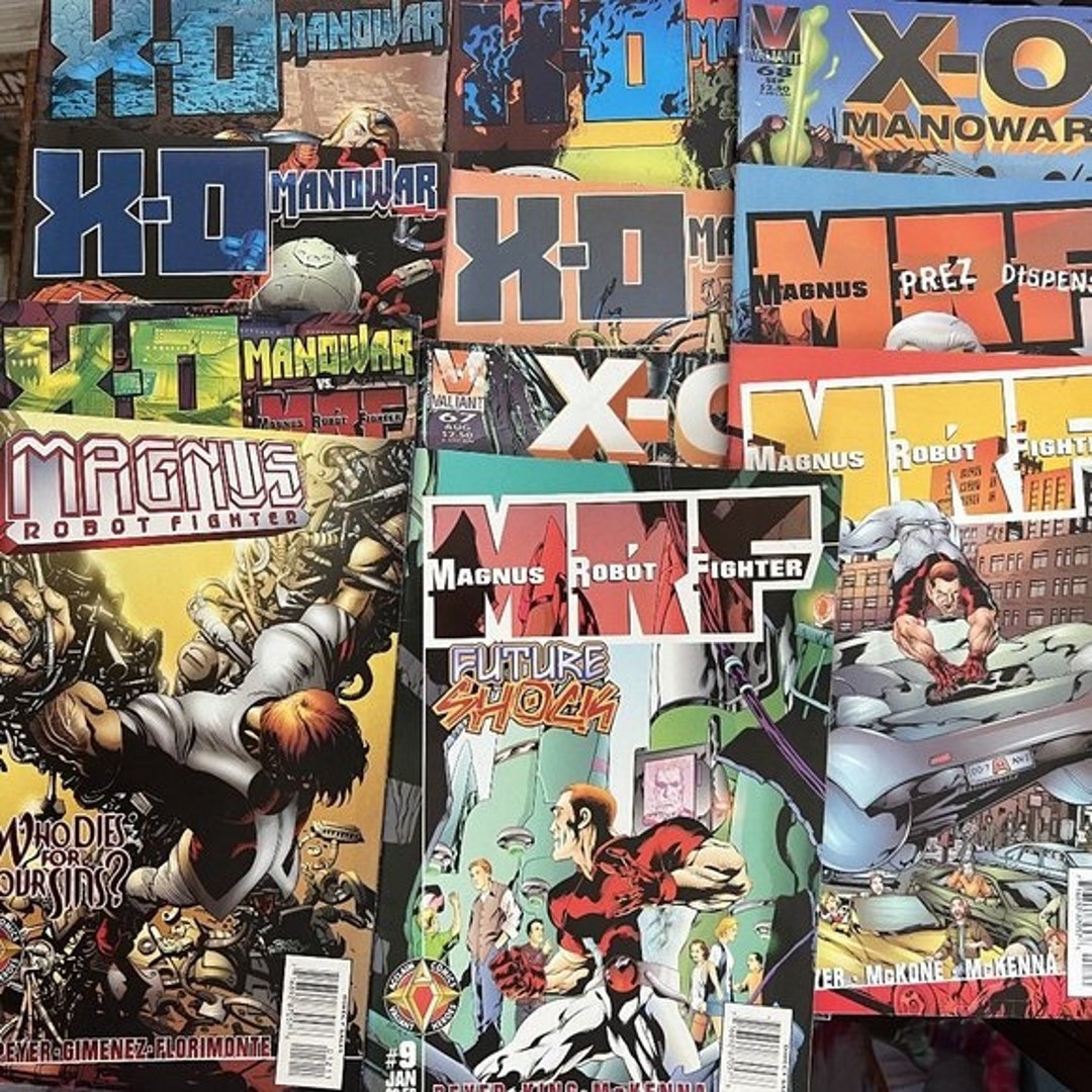 Vintage 1997 Comic Books X-O Manowar/m.r.f.(magnus Robot Fighter) LOT ...