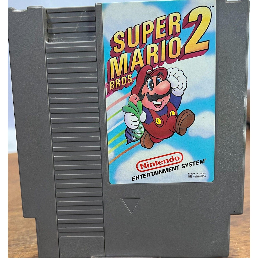Vintage Nintendo Super Mario Bros 2 1988 - Etsy