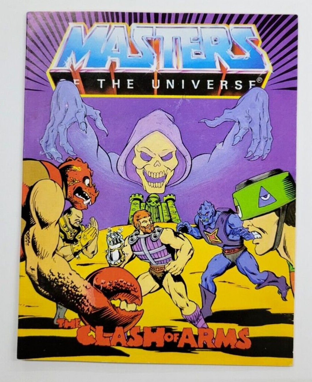 Masters of the Universe 1983 Mini Comic Clash of the Arms - HE-MAN - Etsy