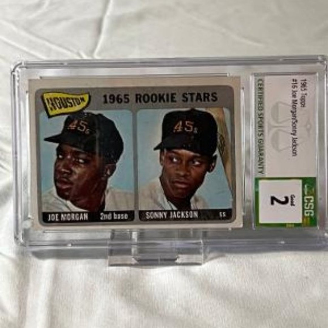 1965 Topps #16 Joe Morgan/sonny Jackson CSG 2 (good) - Etsy