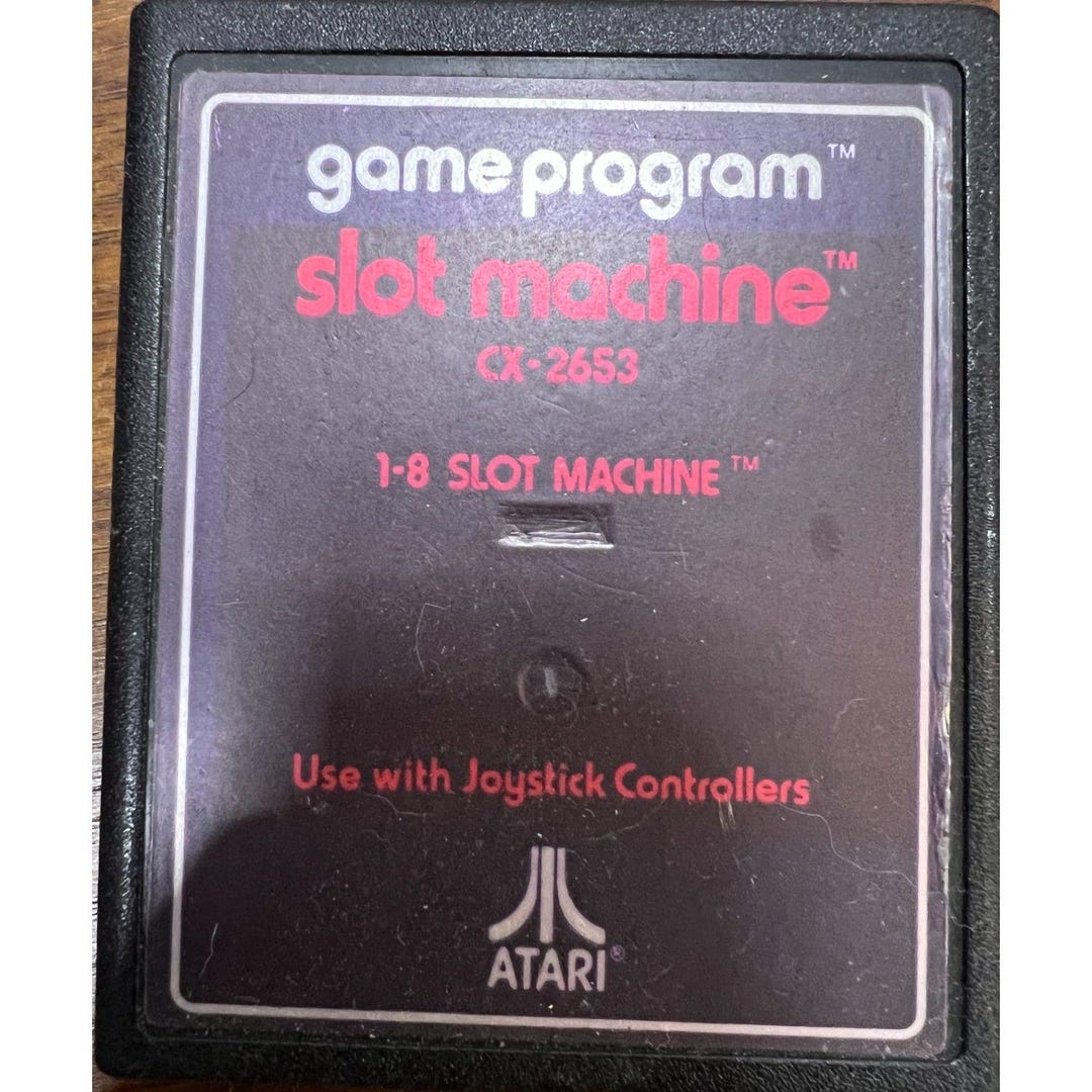 Vintage Atari 2600 Slot Machine Game 1978 - Etsy