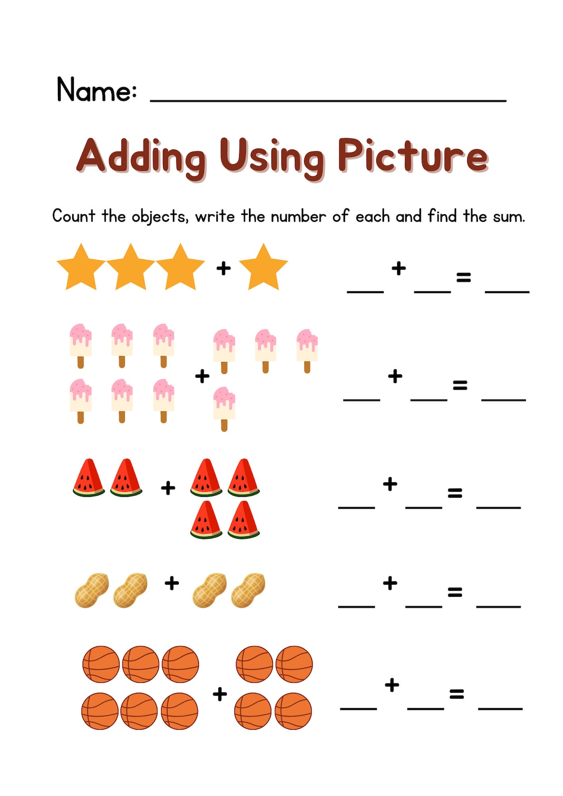 1st Grade Math Summer Worksheets | Addition | Subtraction | 28 Pages ...