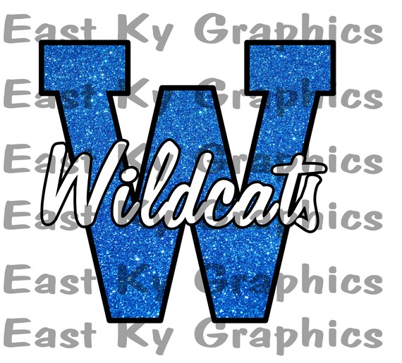 Wildcats PNG Baseball Basketball Cheer Dance Glitter Sub - Etsy