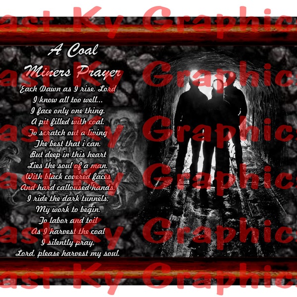 Coal Miner Prayer - Etsy