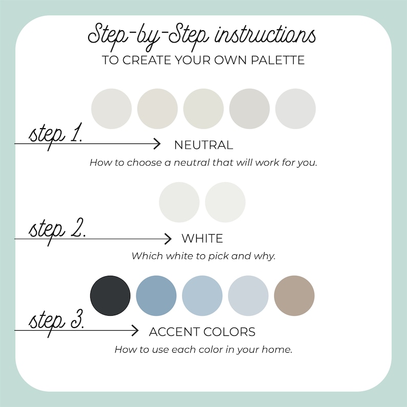 Sherwin Williams CALIFORNIA CASUAL Color Palette. Cool and - Etsy