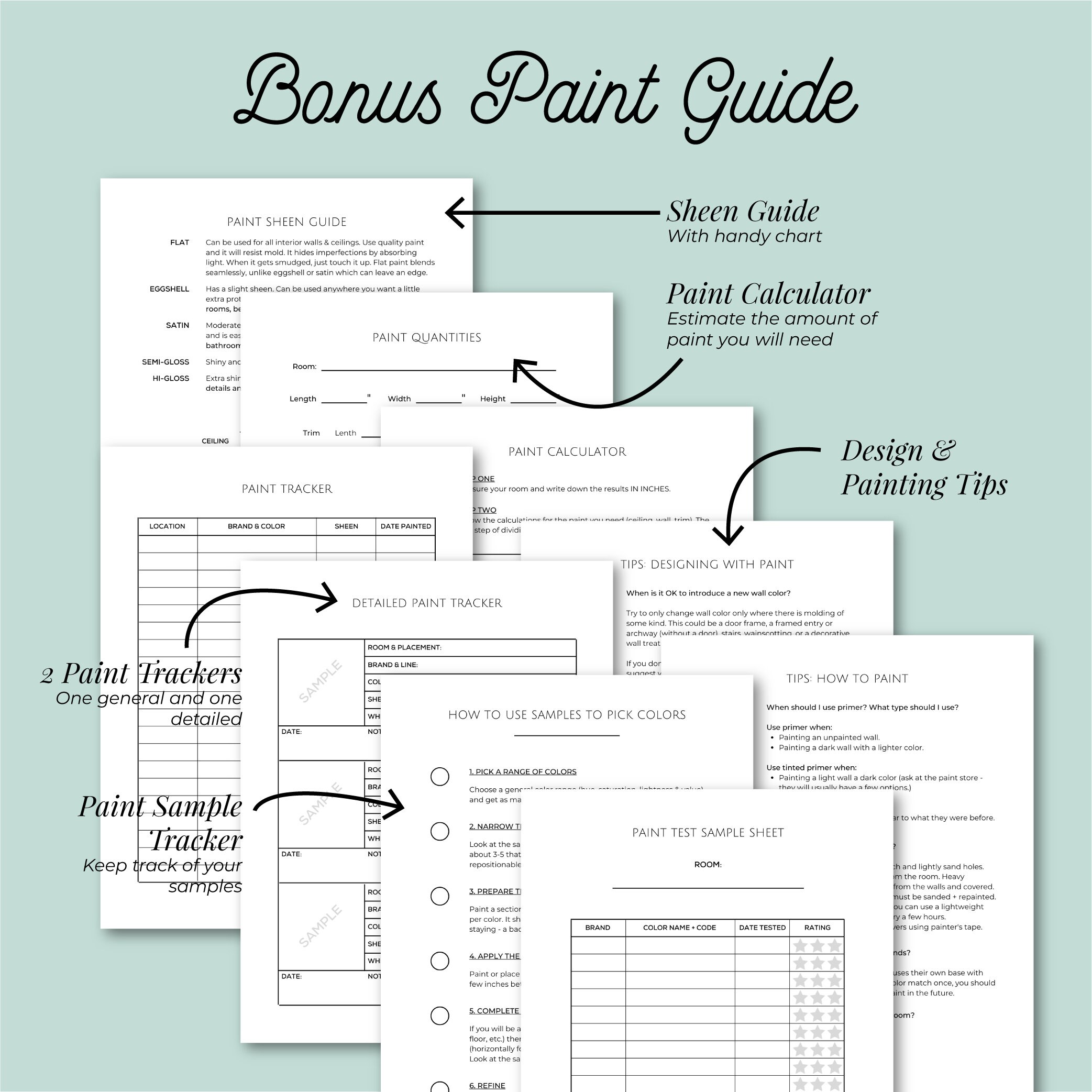 CRISP FRENCH BLUE Paint Color Palette Benjamin Moore for - Etsy Singapore