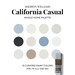 Sherwin Williams CALIFORNIA CASUAL Color Palette. Cool and - Etsy
