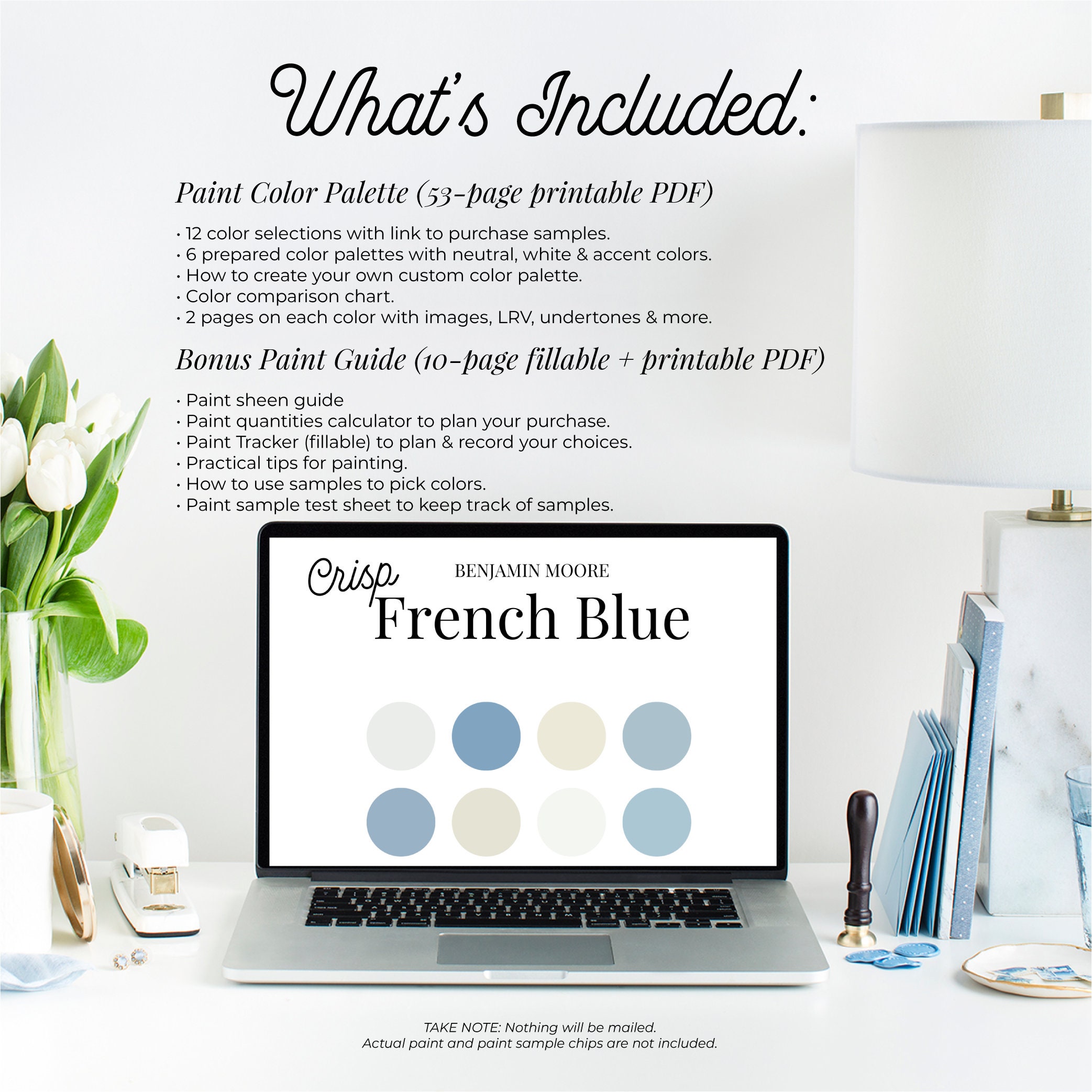 Blue Paint Color Chart