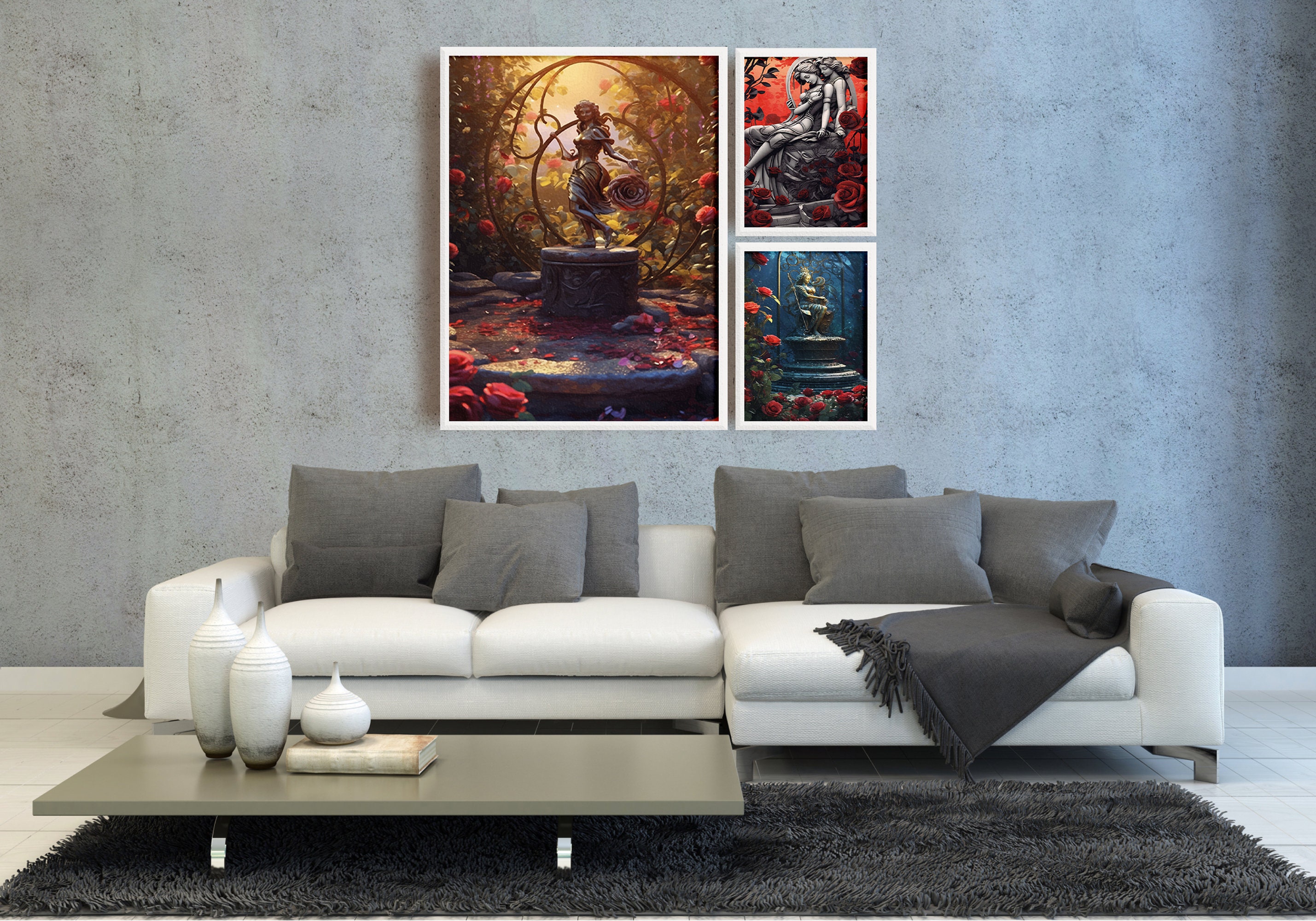 APHRODITE Posters Illustration , Greek Mythology, Set of 7, Printable ...