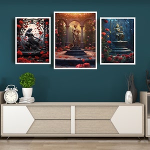 APHRODITE Posters Illustration , Greek Mythology, Set of 7, Printable ...