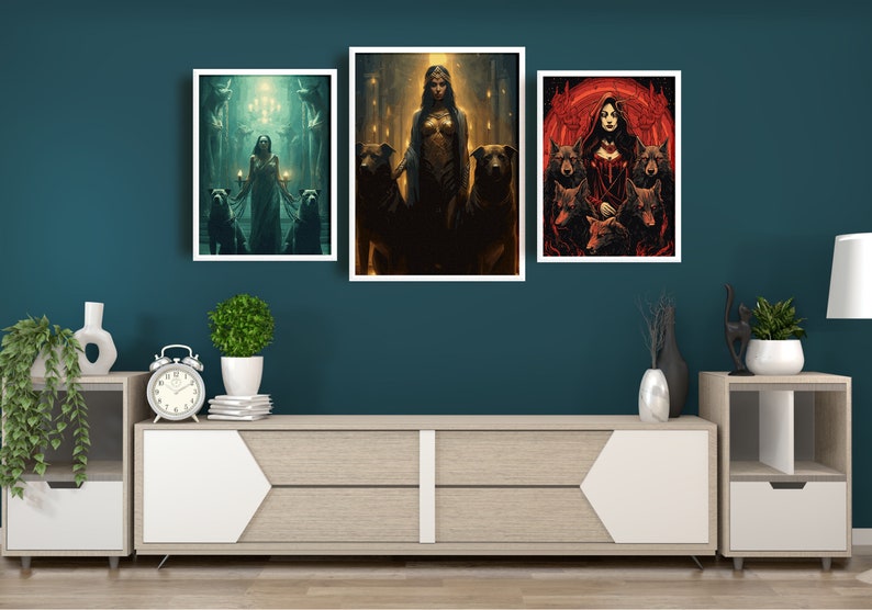 HECATE Posters Illustration Greek Mythology Set of 5 - Etsy