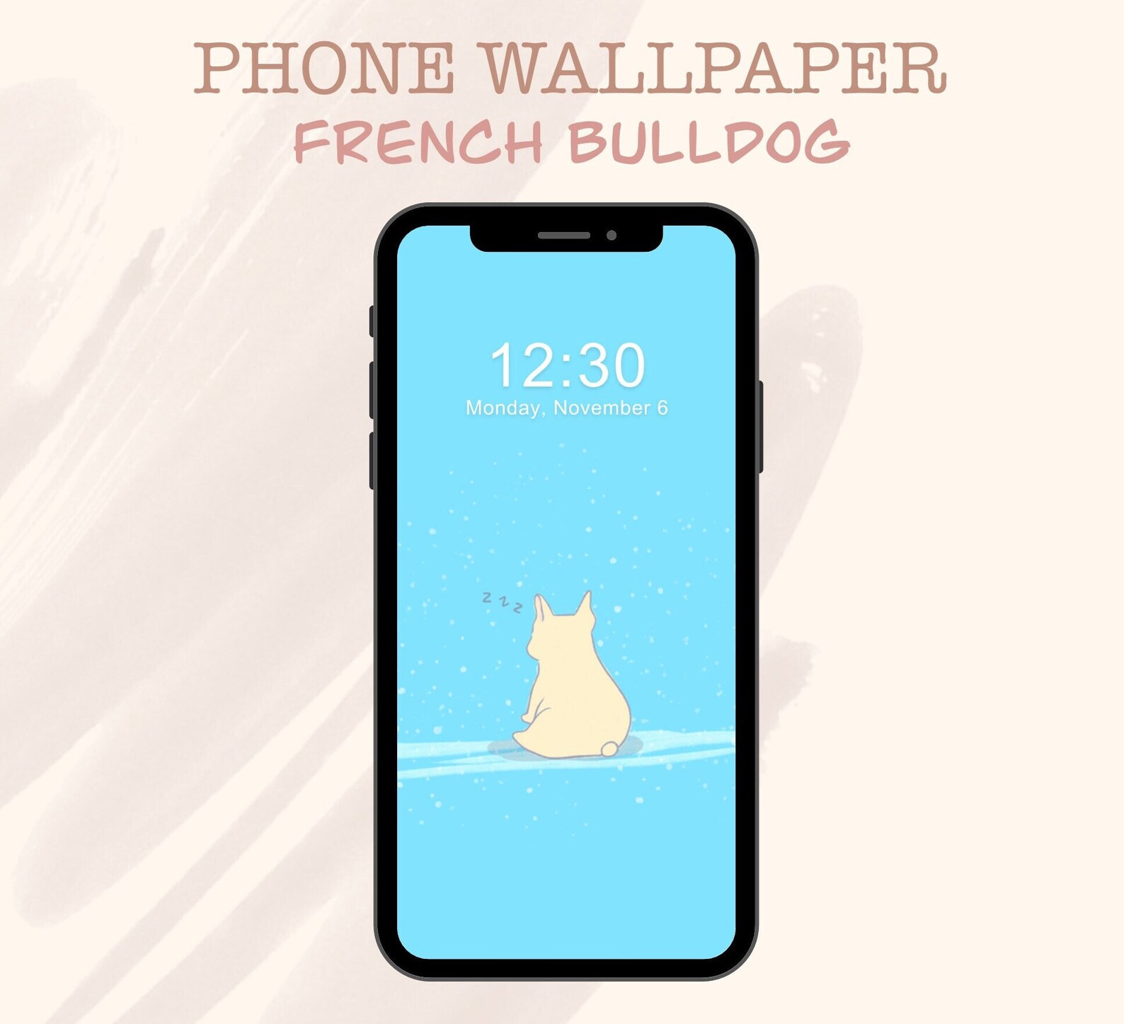 Frenchie Wallpaper | French Bulldog | Phone Wallpaper | Dog Wallpaper ...