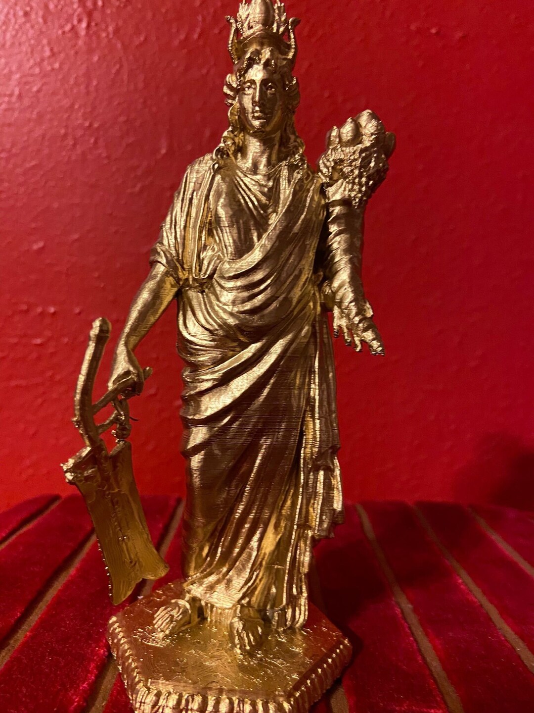 Fortuna Statue: Roman Goddess of Luck, Lararium Altar Decor - Etsy