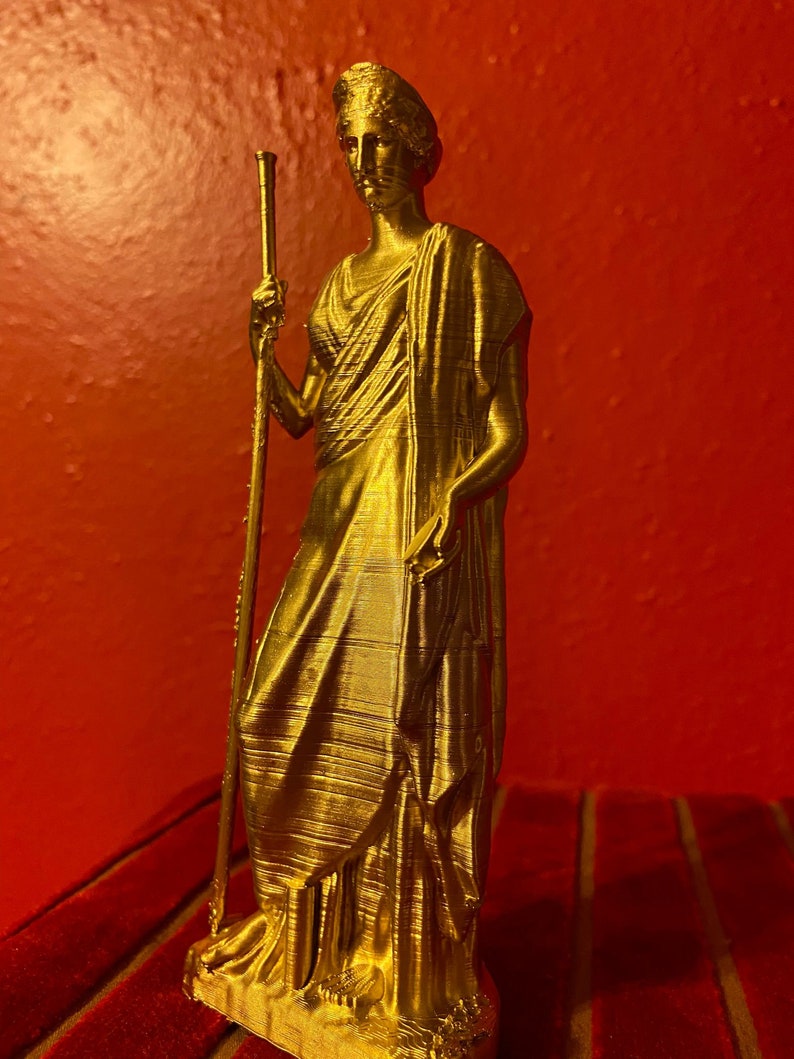 Regal Hera, Wife of Zeus and Queen of the Gods, Gold Color, Lararium - Etsy