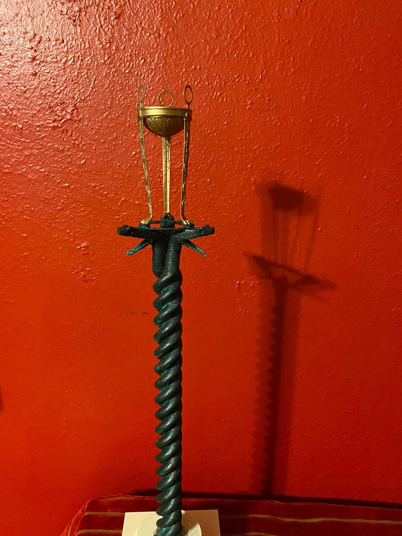 Delphic Serpent Column/tripod (painted) - Etsy