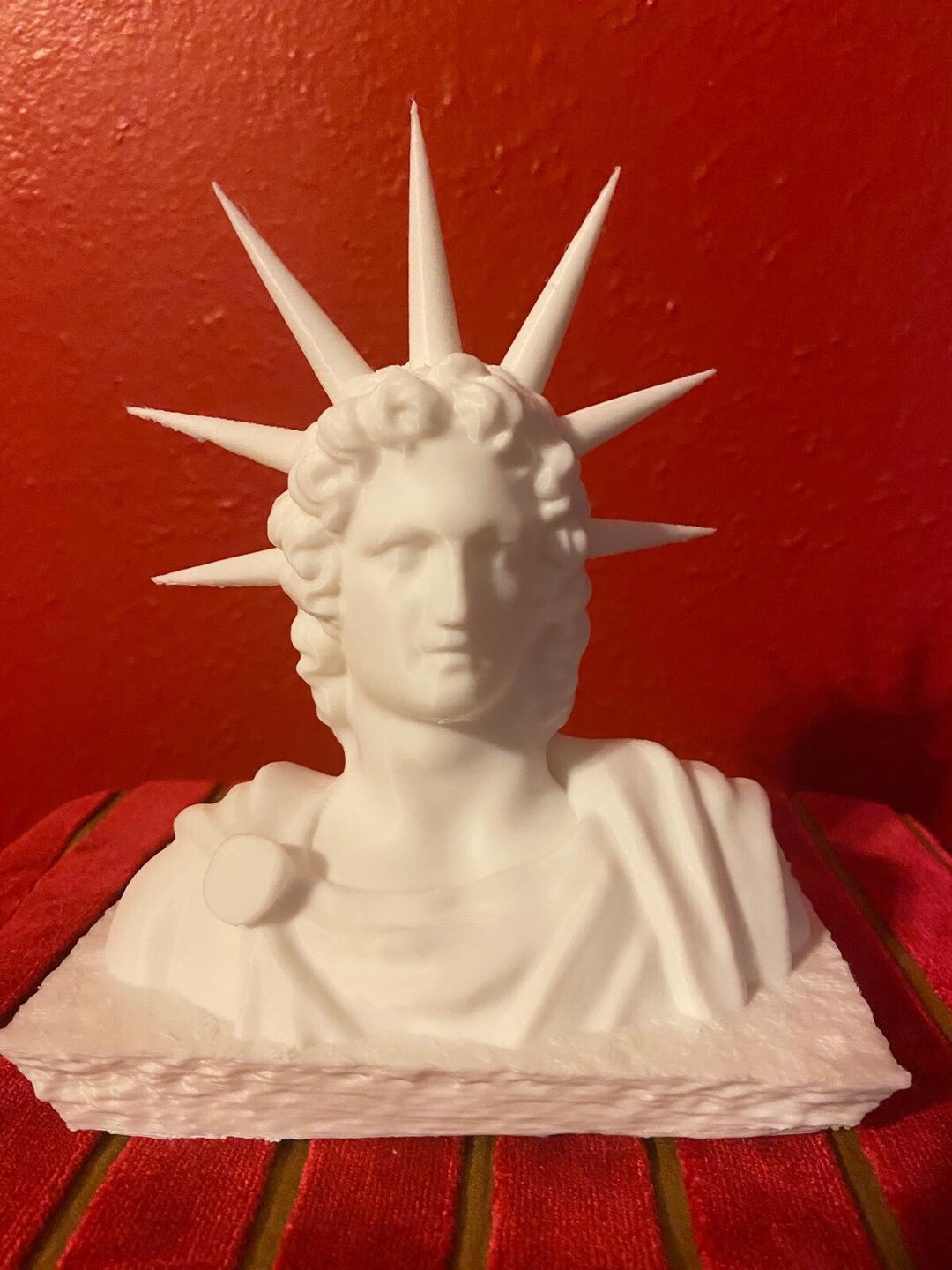 Helios Bust Athens Stoa Replica With Solar Halo and Toga( Ver. 2) - Etsy