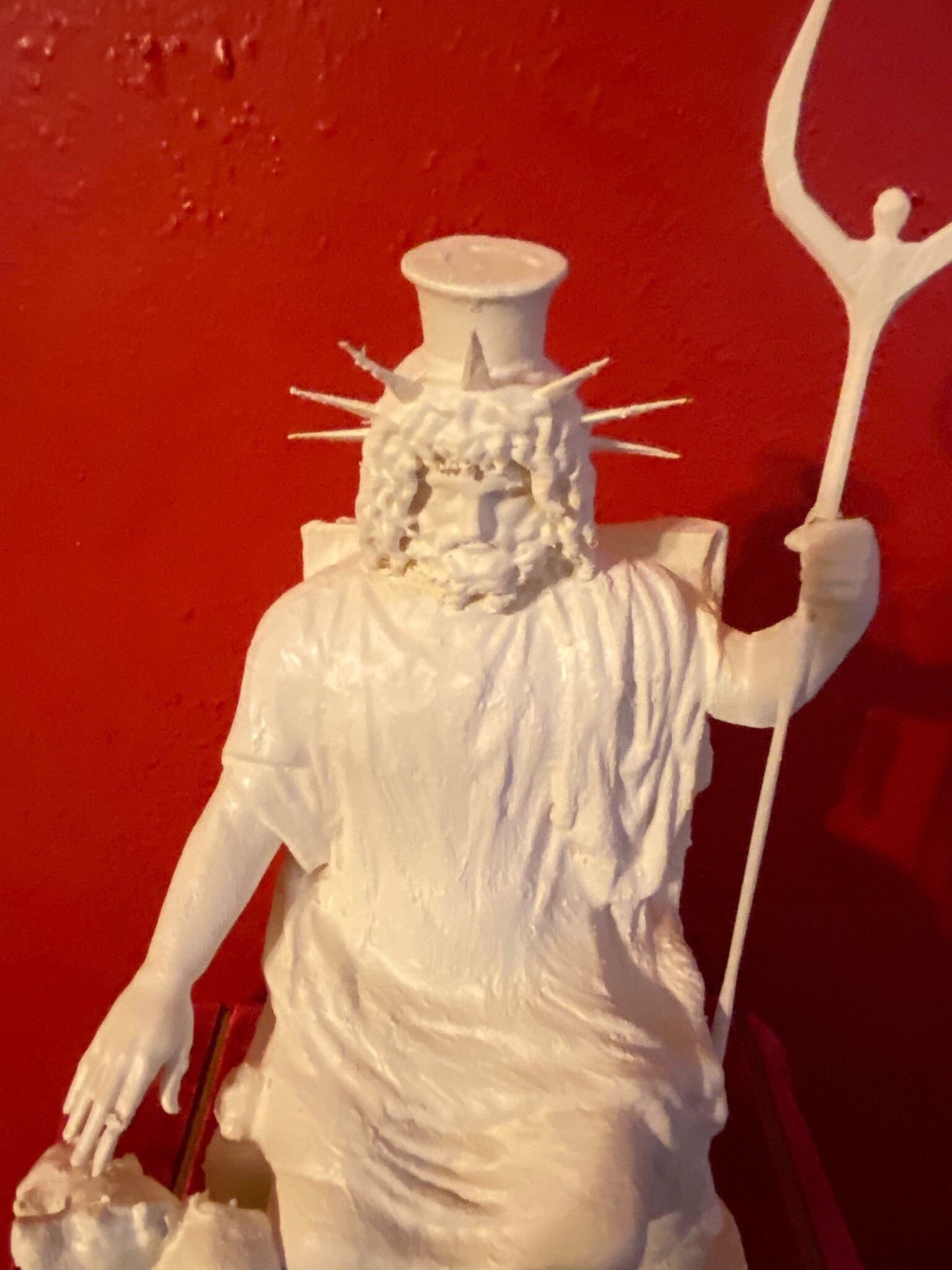 Helios-serapis With Solar Crown Enthroned and Cerberus - Etsy