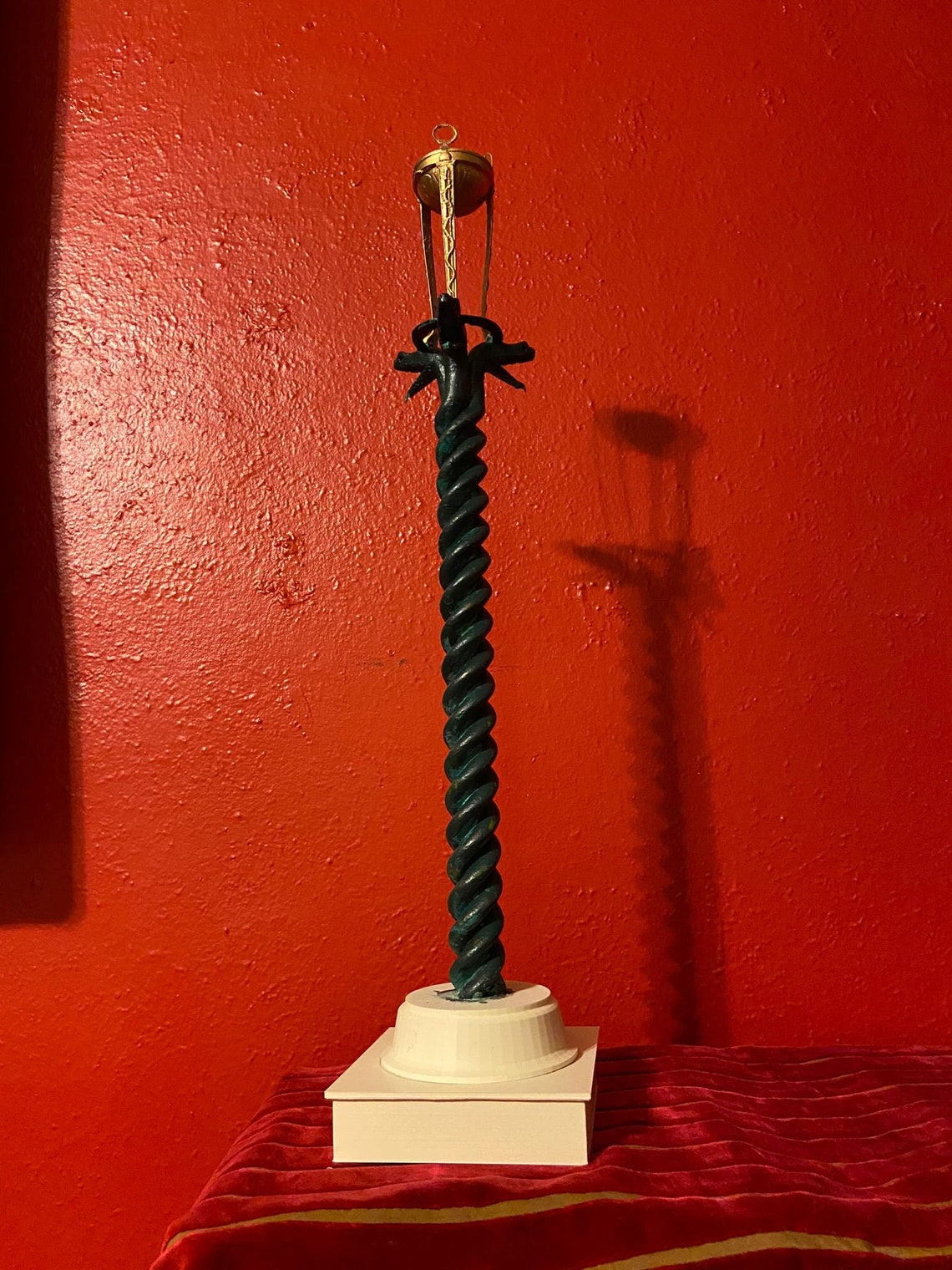 Delphic Serpent Column/tripod (painted) - Etsy