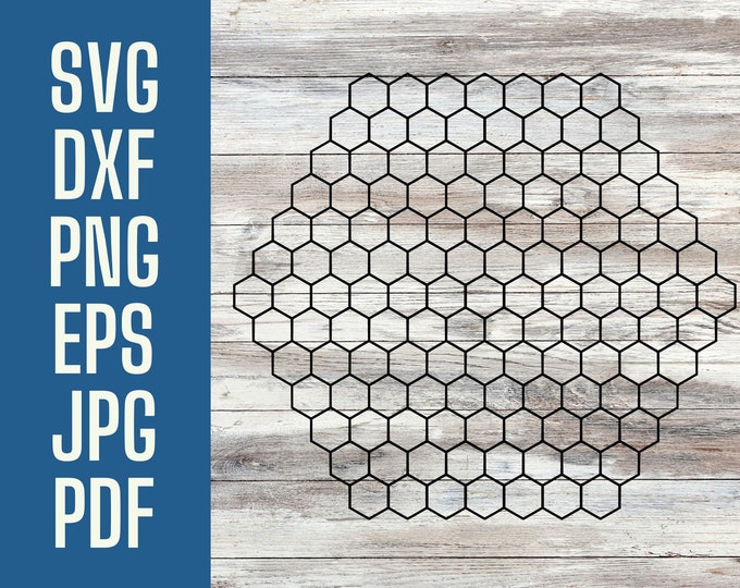 Honeycomb Svg, Hexagon Svg, Honeycomb Vector Clipart, Honeycomb Pattern ...