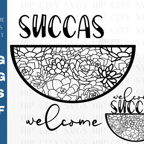 Succulent Svg - Etsy