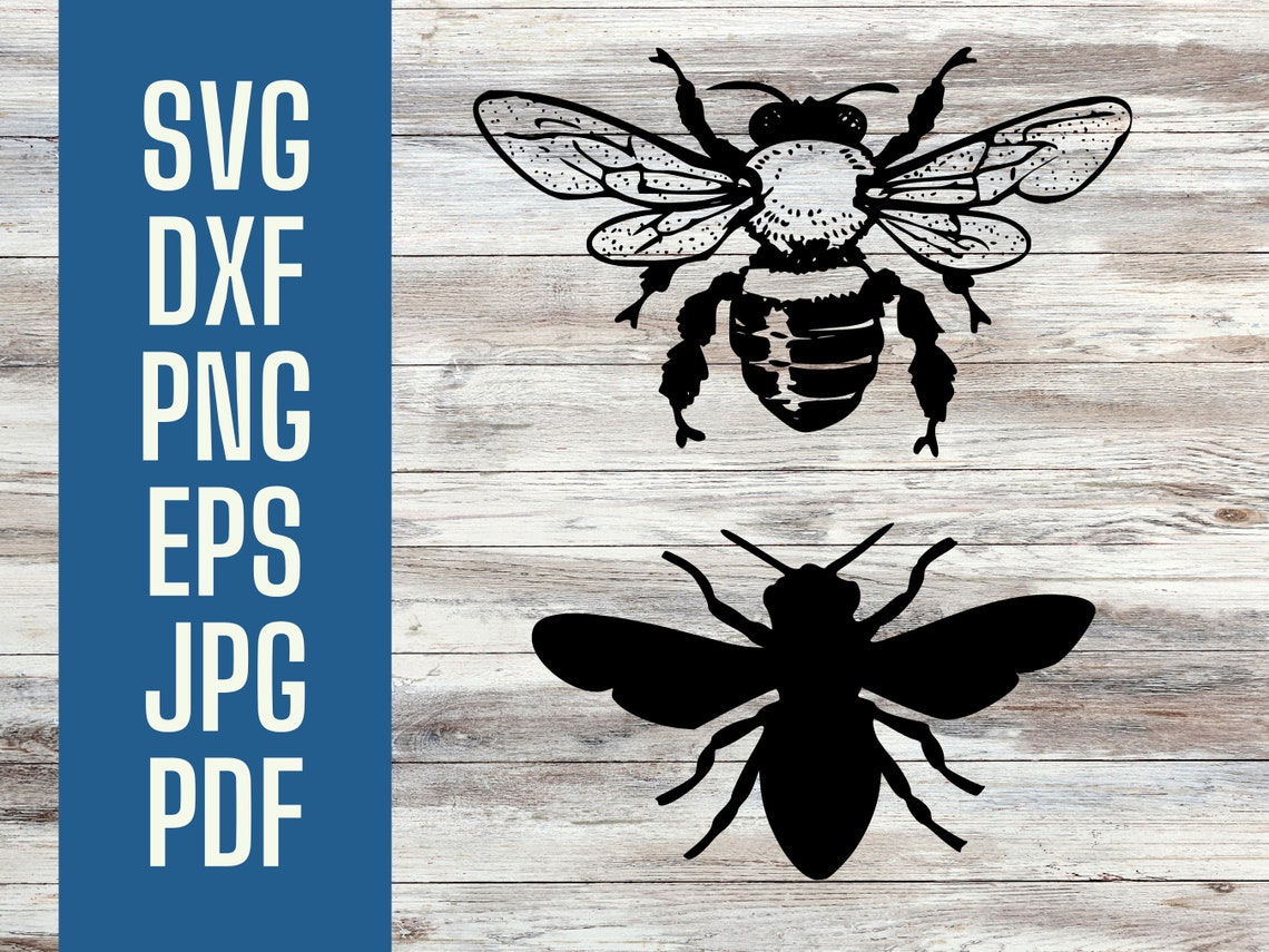 Bee SVG Bumble Bee SVG Honeybee SVG Bee Cut File Bee for - Etsy