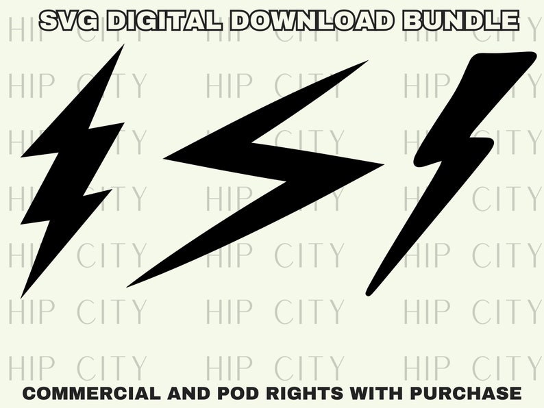 Lightening Bolt SVG Bundle Thunder Cut File SVG Leopard Lightning Bolt ...