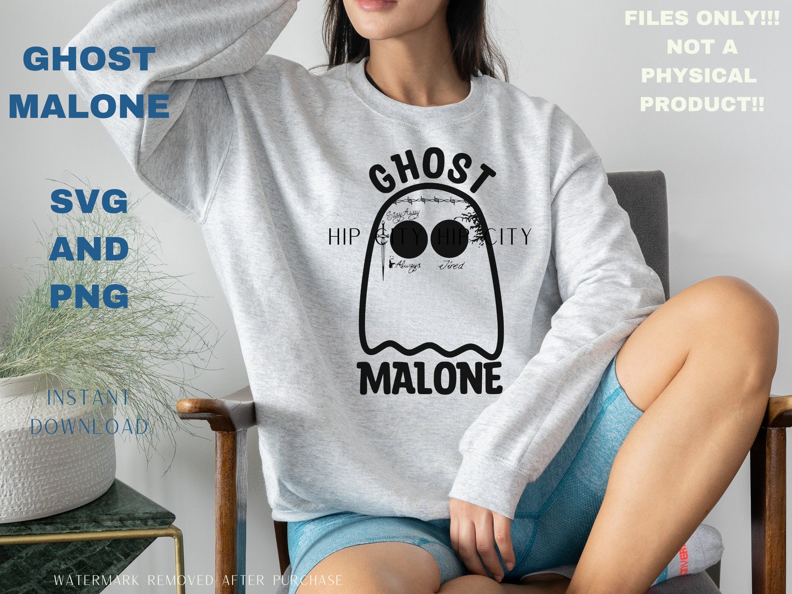 Ghost Malone PNG SVG Funny Ghost Instant Download - Etsy