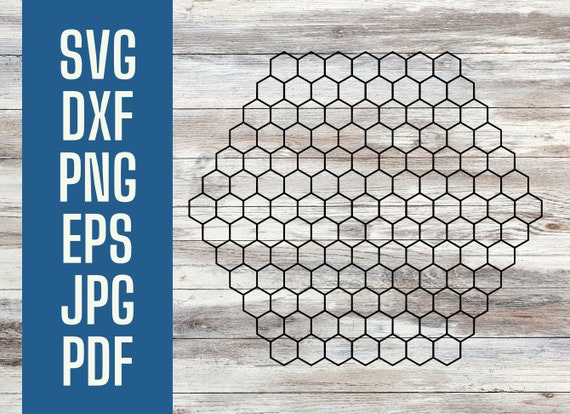 Waben SVG Wabenmuster SVG Hexagon Seamless Beecomb - Etsy Österreich