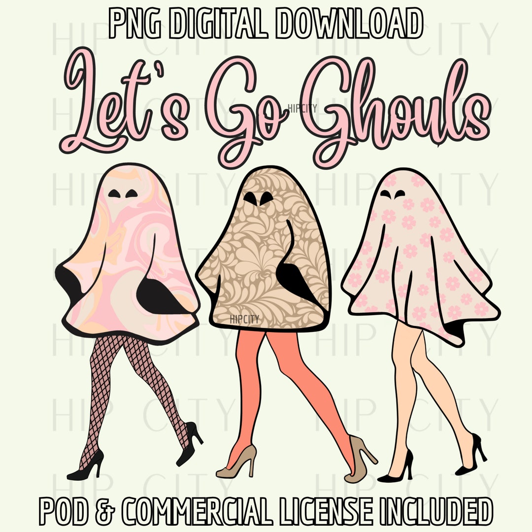 Lets Go Ghouls PNG, All the Pretty Ghouls PNG, Ghoul Gang Png for ...